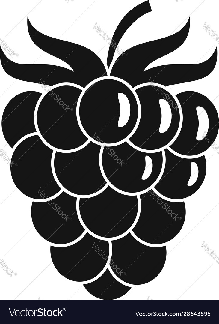 Raspberry icon simple style Royalty Free Vector Image