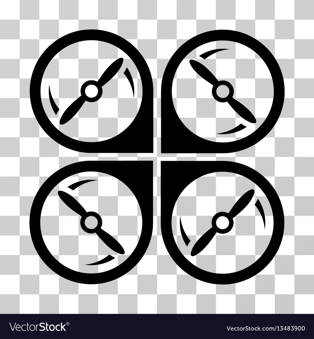Quadcopter screws rotation icon Royalty Free Vector Image Quadcopter screws rotation icon Royalty Free Vector Image
