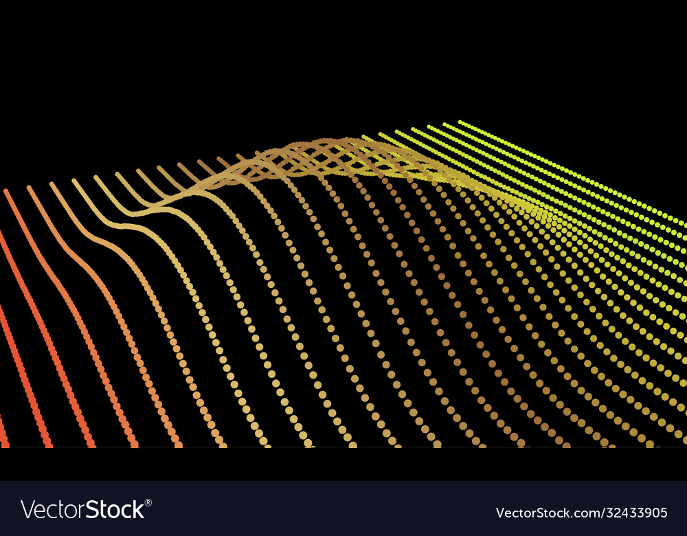 Data slice in volume function point Royalty Free Vector