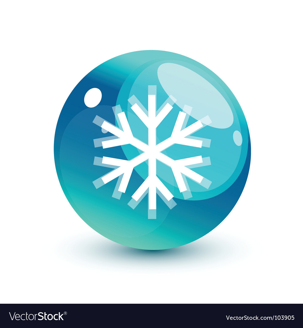 Snowflake Royalty Free Vector Image - VectorStock