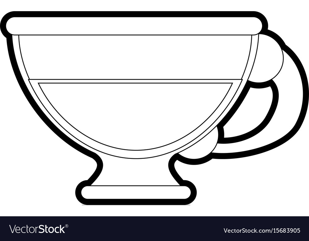 Tea cup Royalty Free Vector Image - VectorStock
