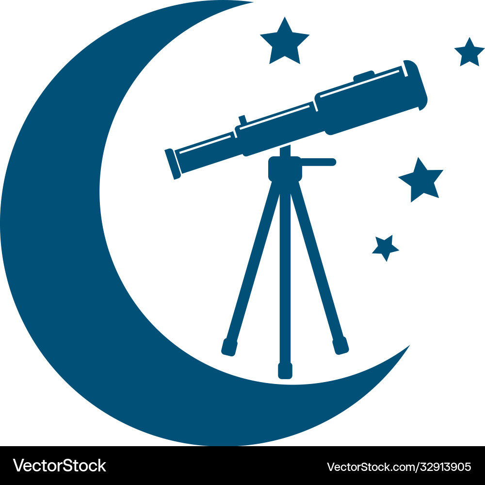 Telescope icon design Royalty Free Vector Image