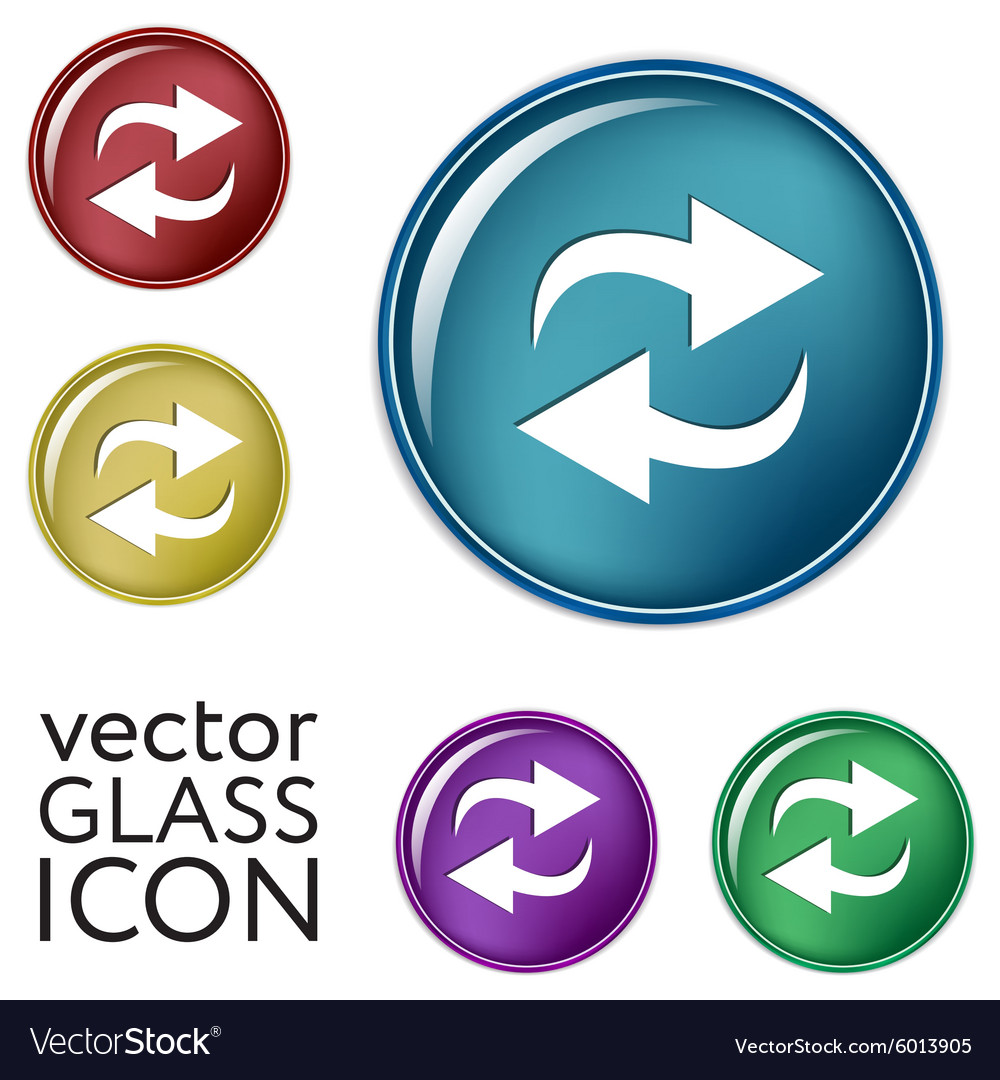 Update arrow Royalty Free Vector Image - VectorStock