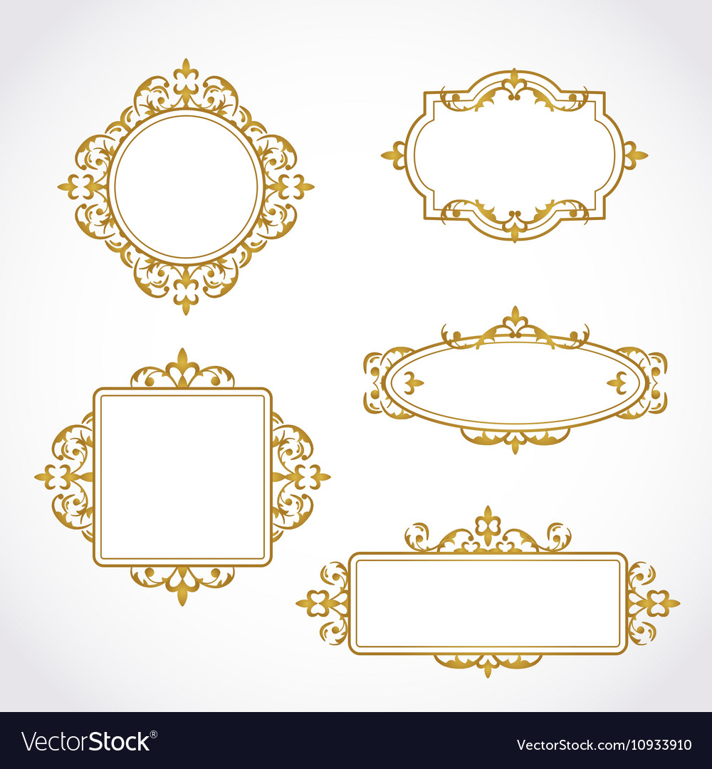 Decorative frame Royalty Free Vector Image - VectorStock