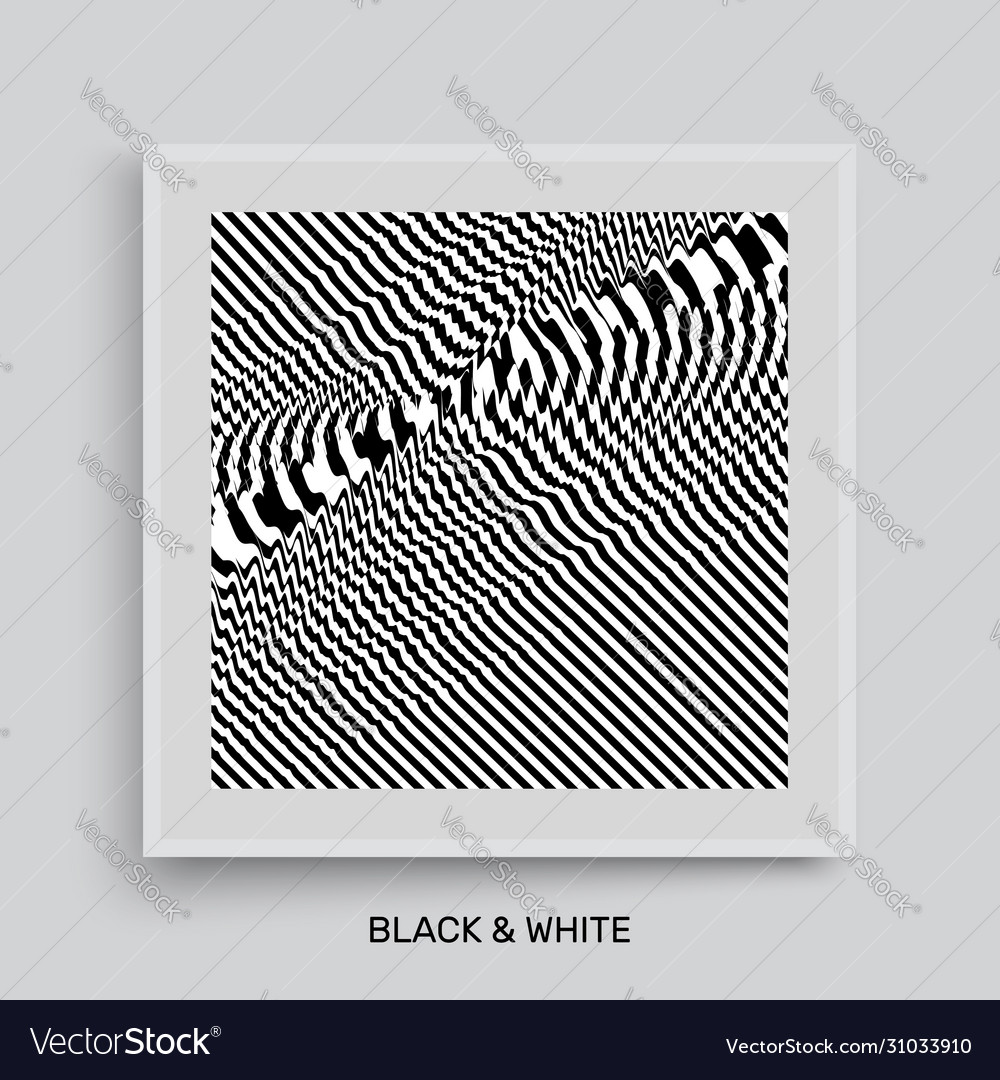 Waveform background surface distortion pattern Vector Image