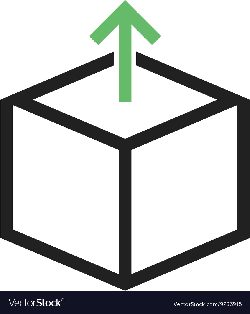 Open package Royalty Free Vector Image - VectorStock