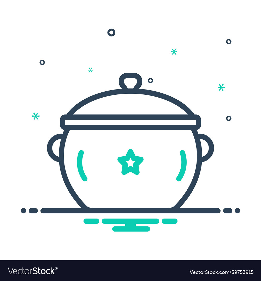 Pot Royalty Free Vector Image - VectorStock