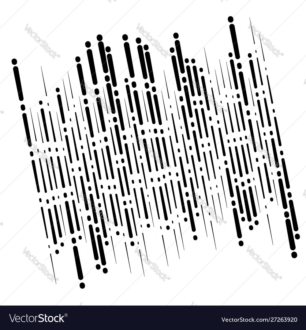 Dashed dynamic lines stripes pattern random Vector Image