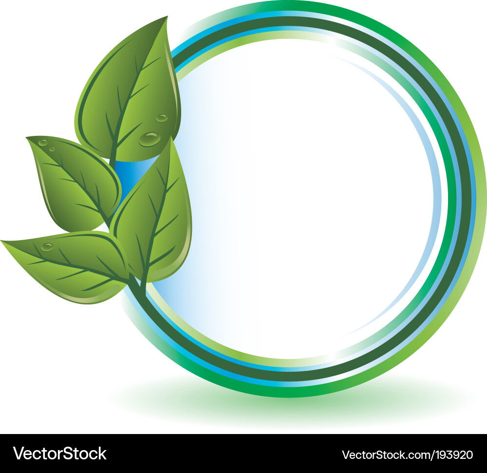 Ecology logo Royalty Free Vector Image - VectorStock