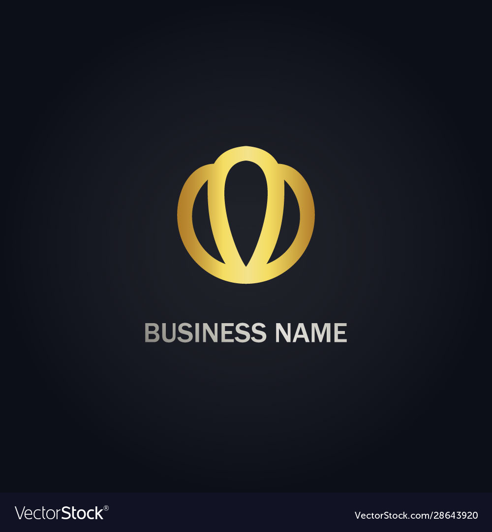 Round shell logo Royalty Free Vector Image - VectorStock