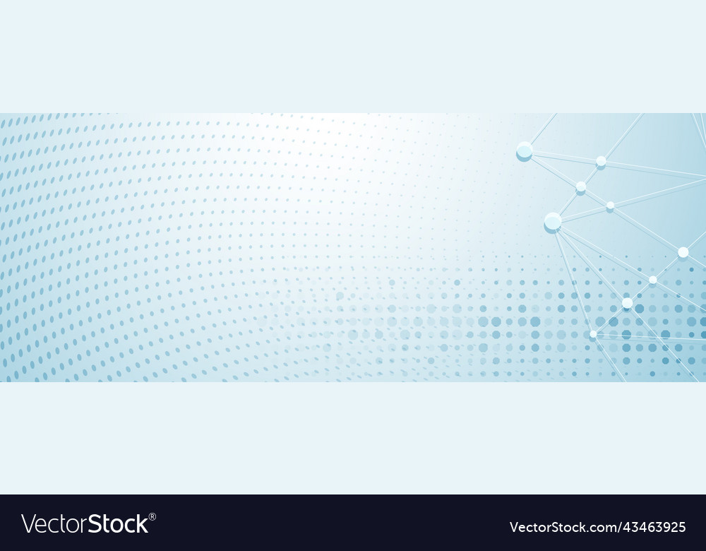 Abstract background of dots and lines Royalty Free Vector