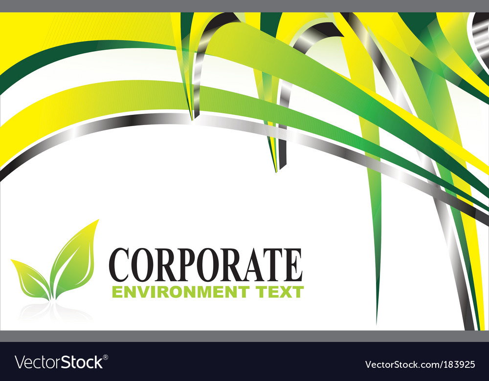 Environment background Royalty Free Vector Image