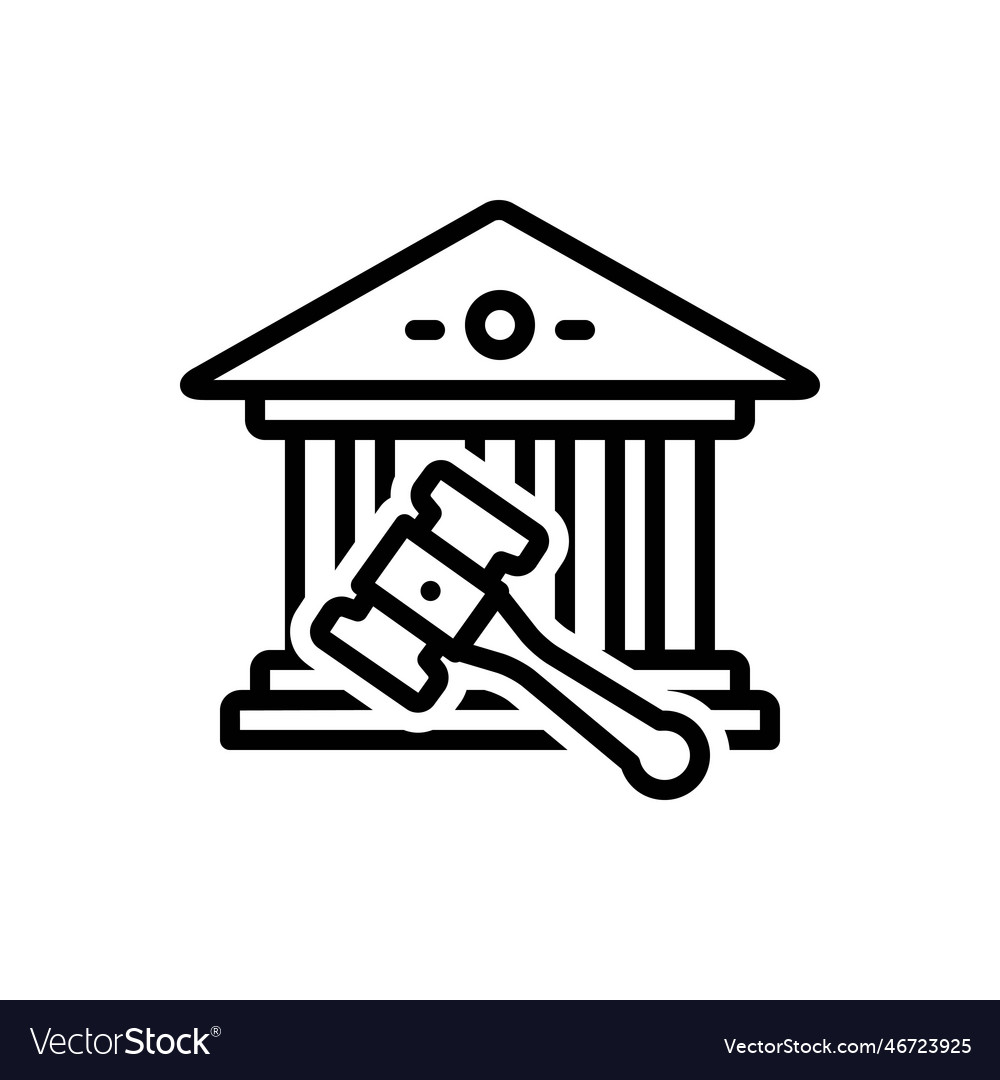 Judicial Royalty Free Vector Image - VectorStock