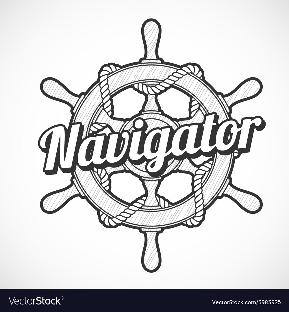 Navigator Royalty Free Vector Image - VectorStock Navigator Royalty Free Vector Image - VectorStock