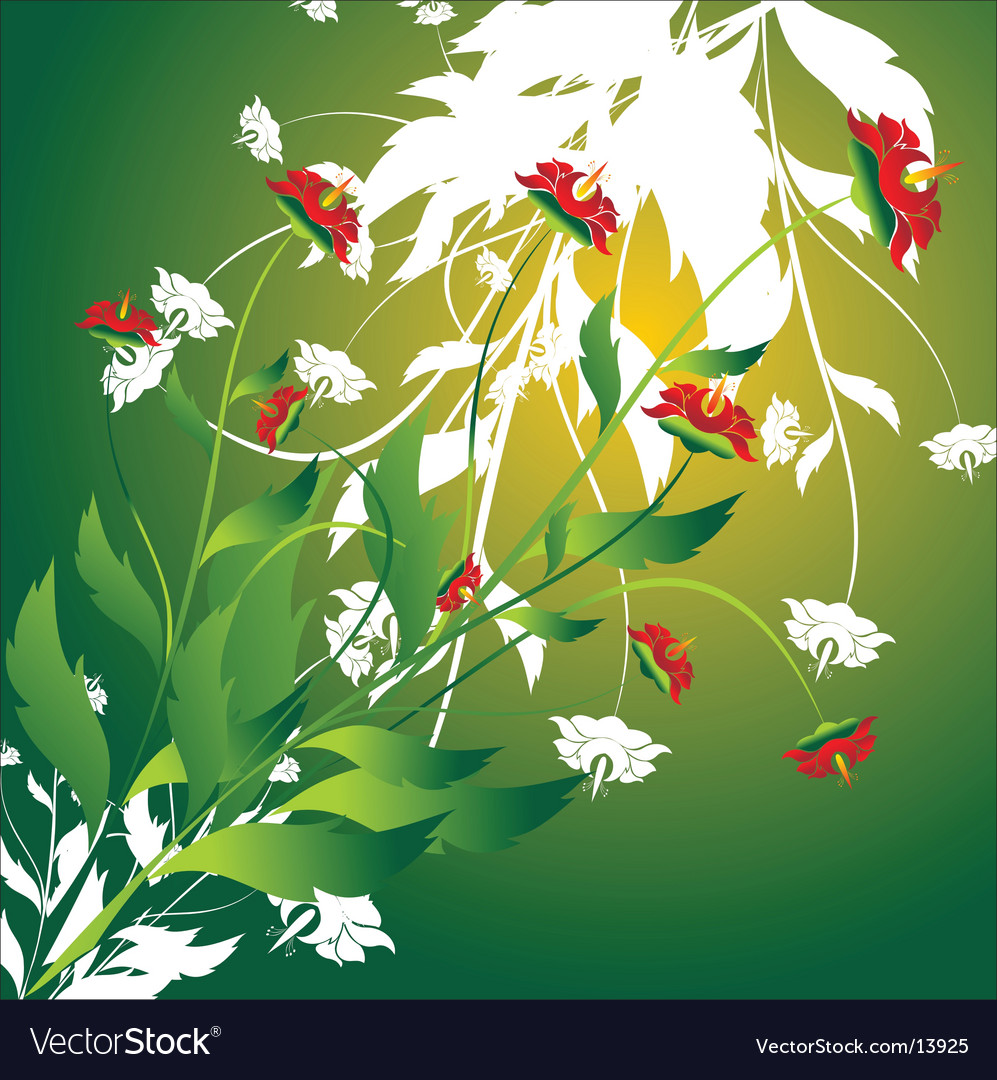 Spring flowers Royalty Free Vector Image - VectorStock