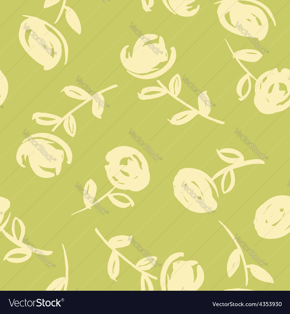 Flower seamless pattern Royalty Free Vector Image