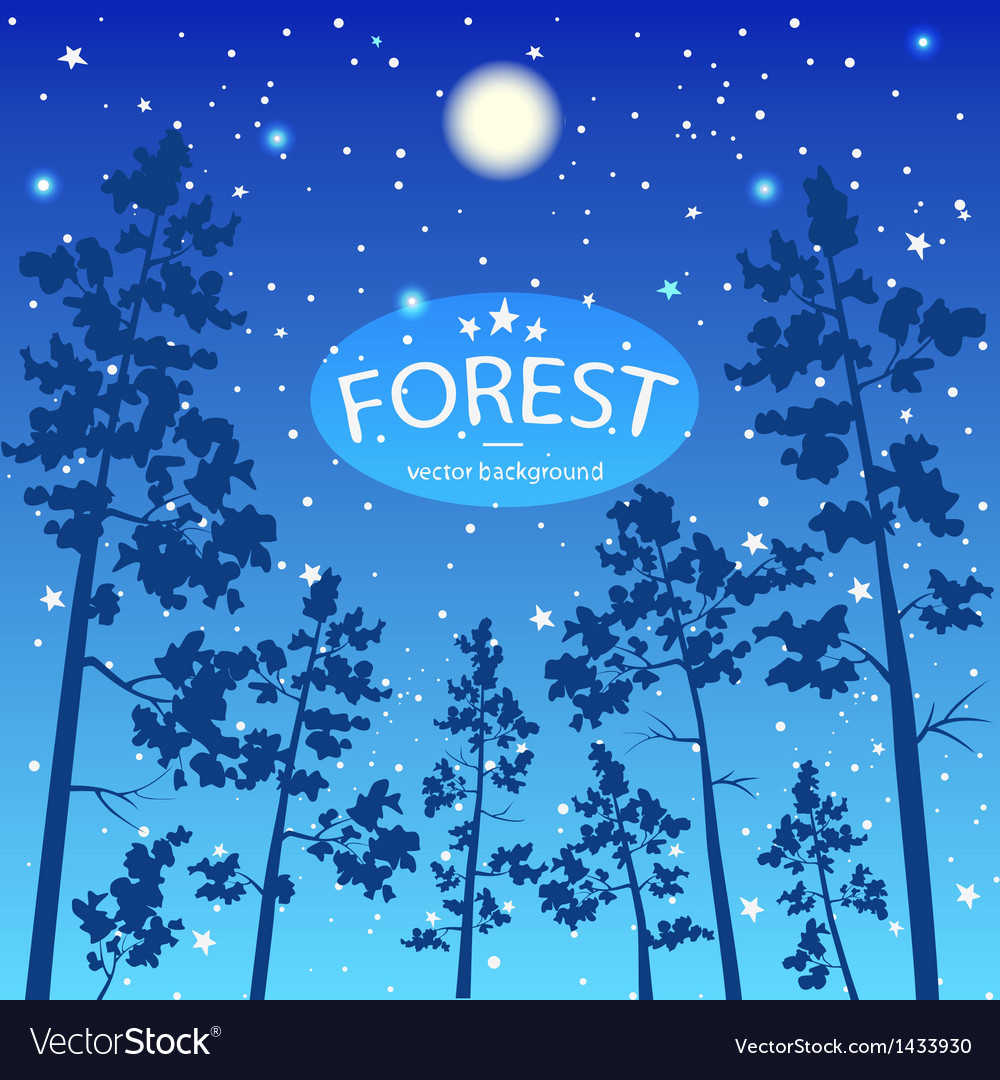 Forest Royalty Free Vector Image - VectorStock