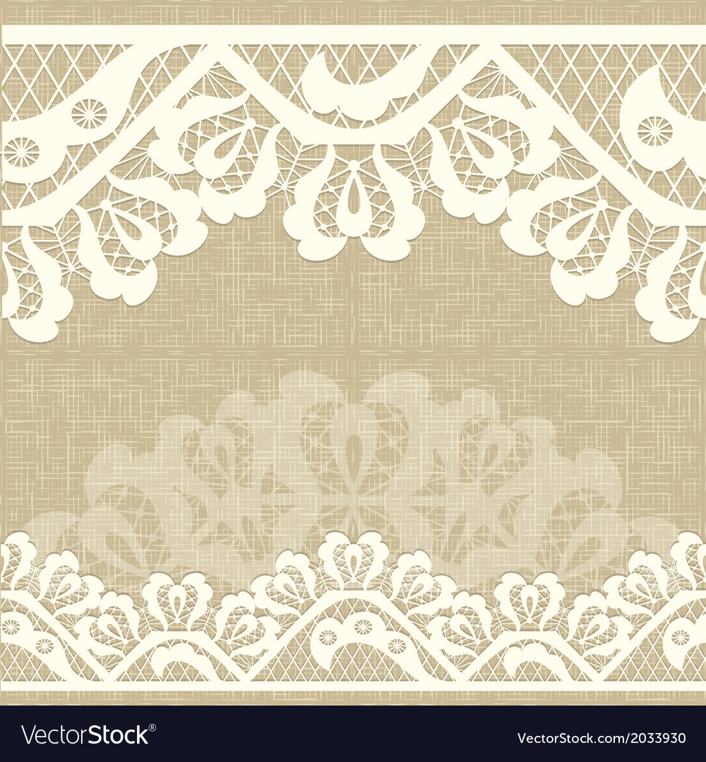 Lace background Royalty Free Vector Image - VectorStock