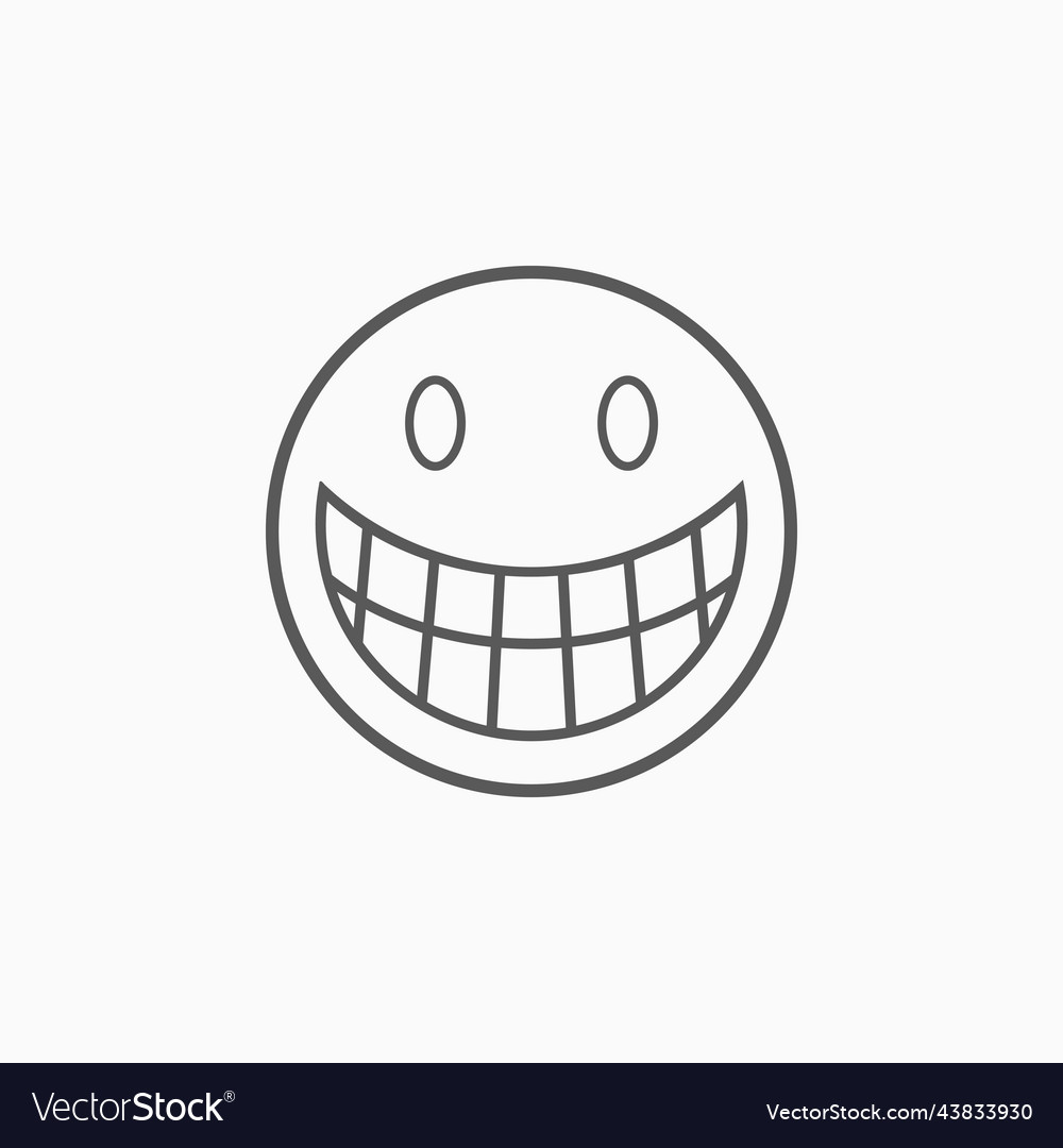 Smile Icon Royalty Free Vector Image Vectorstock