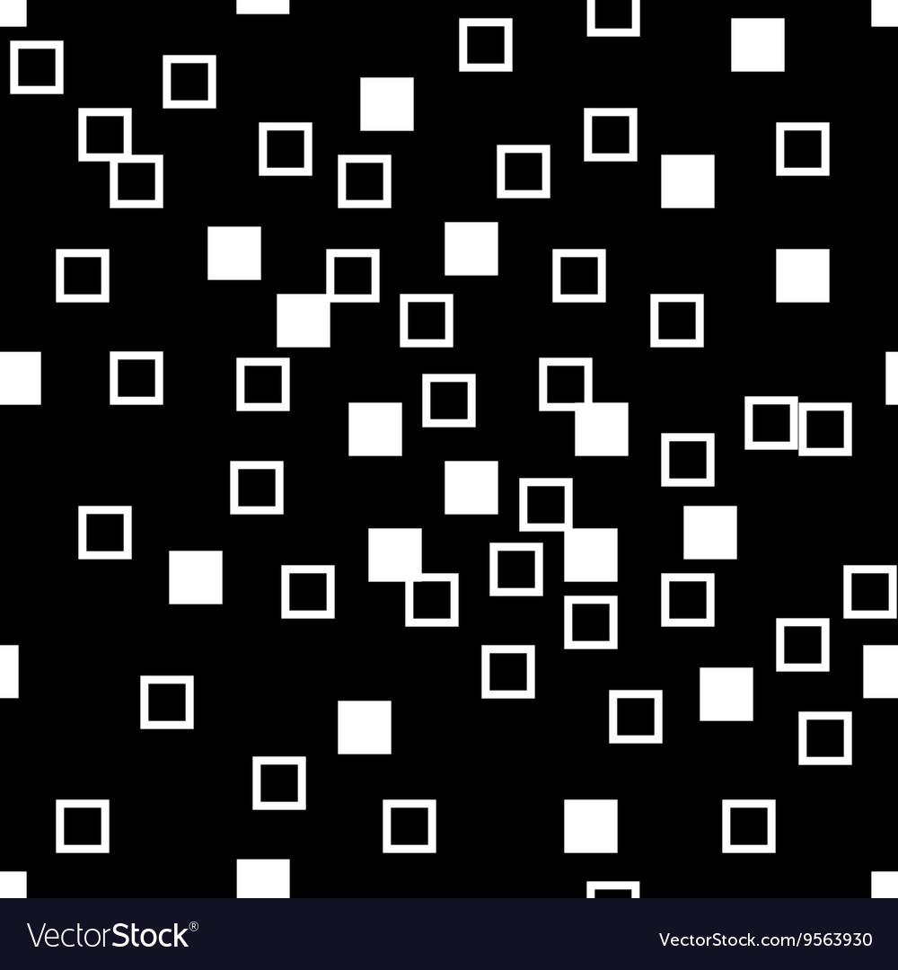 Square white seamless pattern Royalty Free Vector Image