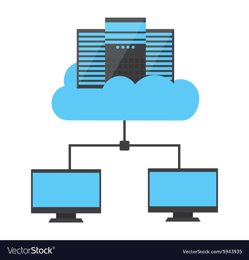 Data center Royalty Free Vector Image - VectorStock
