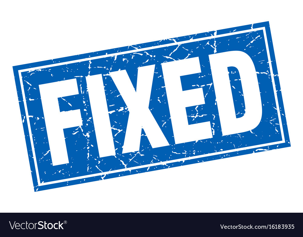 Fixed square stamp Royalty Free Vector Image - VectorStock