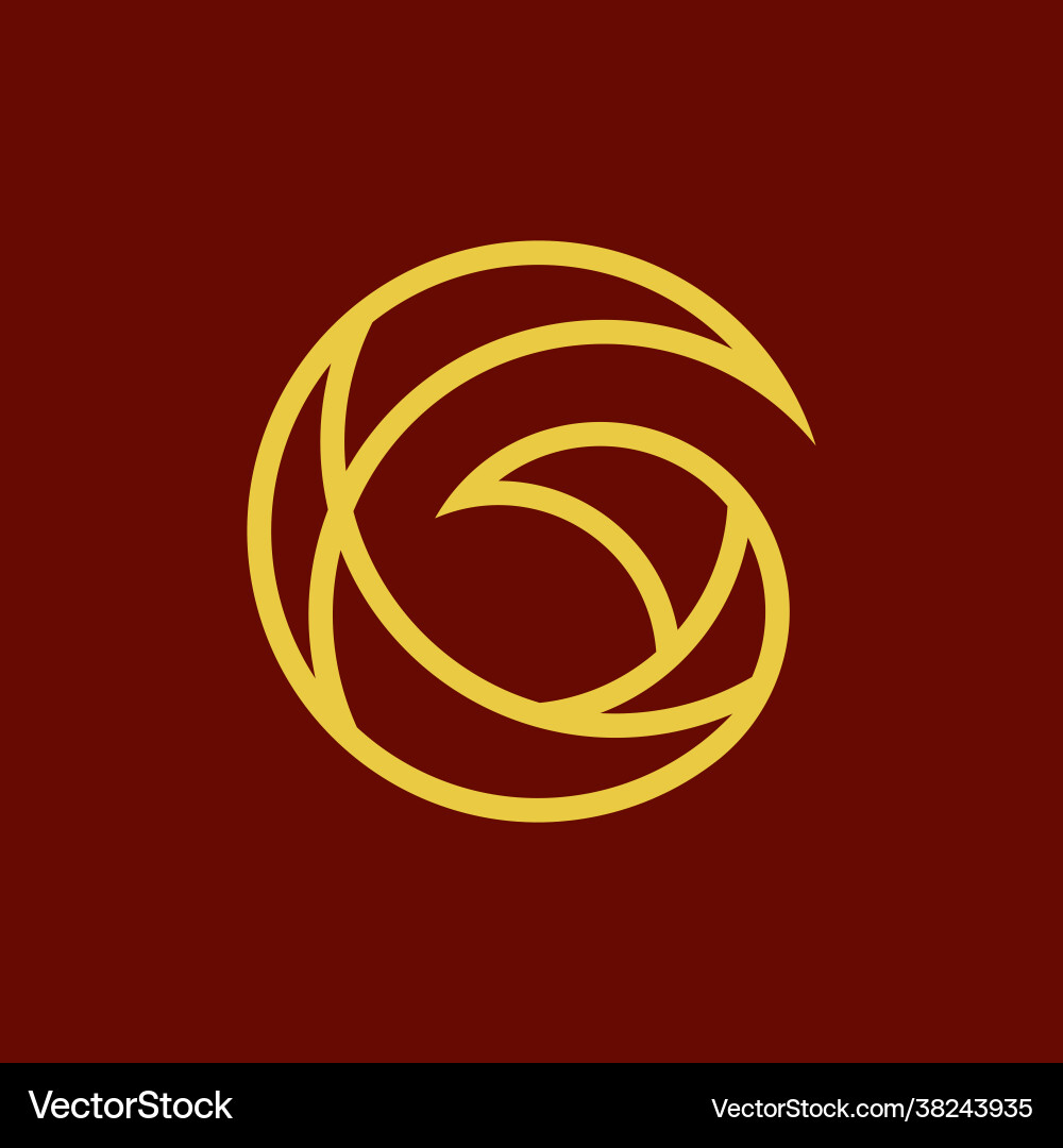 Das erste Logo Lizenzfreies Vektorbild - VectorStock