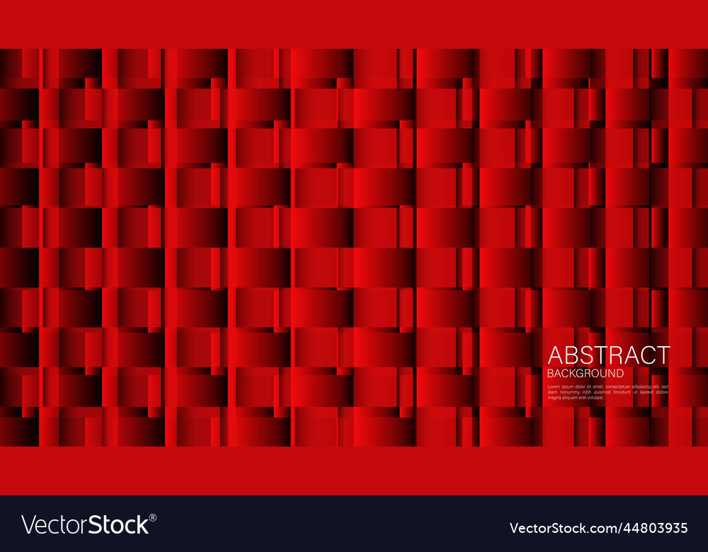 Red abstract background polygon geometric Vector Image