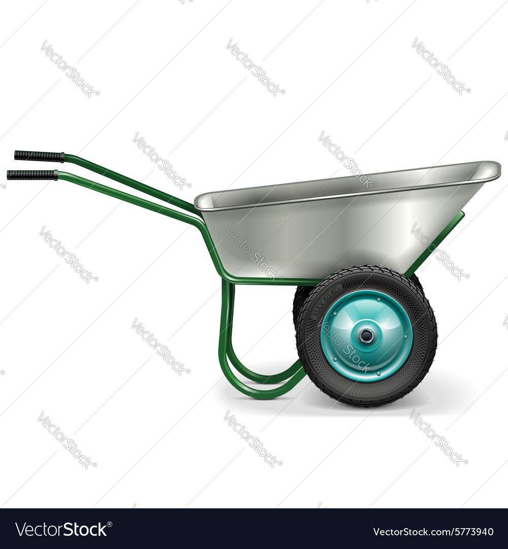 Construction Wheelbarrow Royalty Free Vector Image