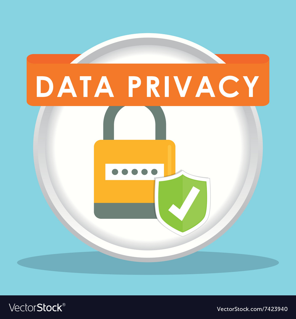 Database security system Royalty Free Vector Image