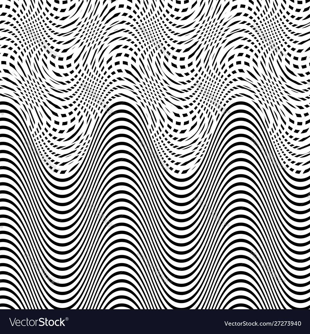 Interlace interlocking lines curve flex Royalty Free Vector