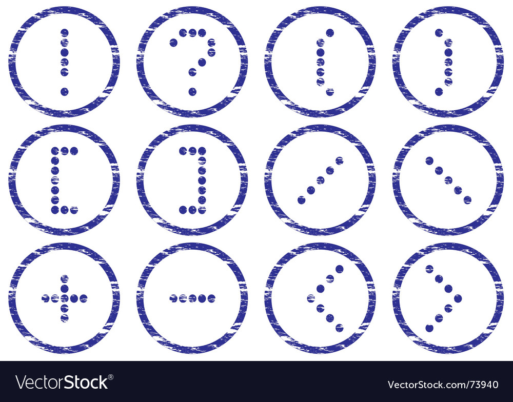 Matrix symbols icon Royalty Free Vector Image - VectorStock