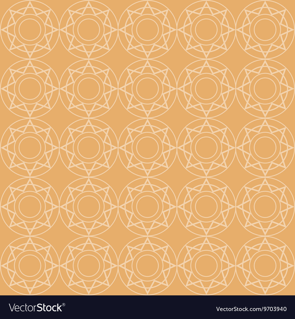 Orange geometric background patterns icon Vector Image