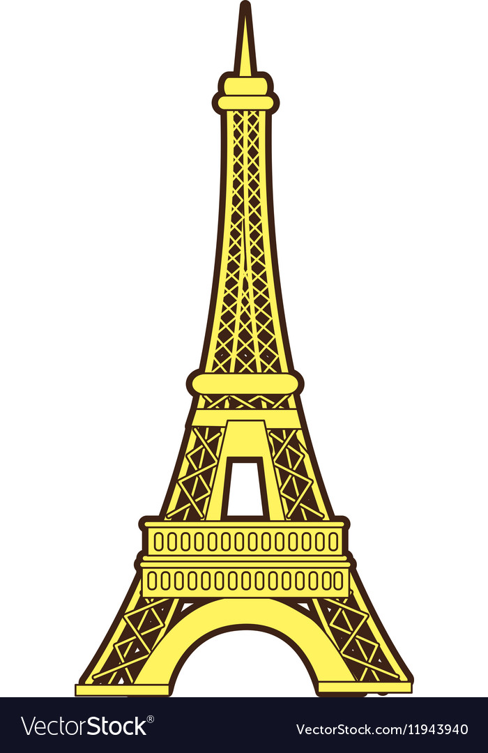 Paris eiffel tower Royalty Free Vector Image - VectorStock