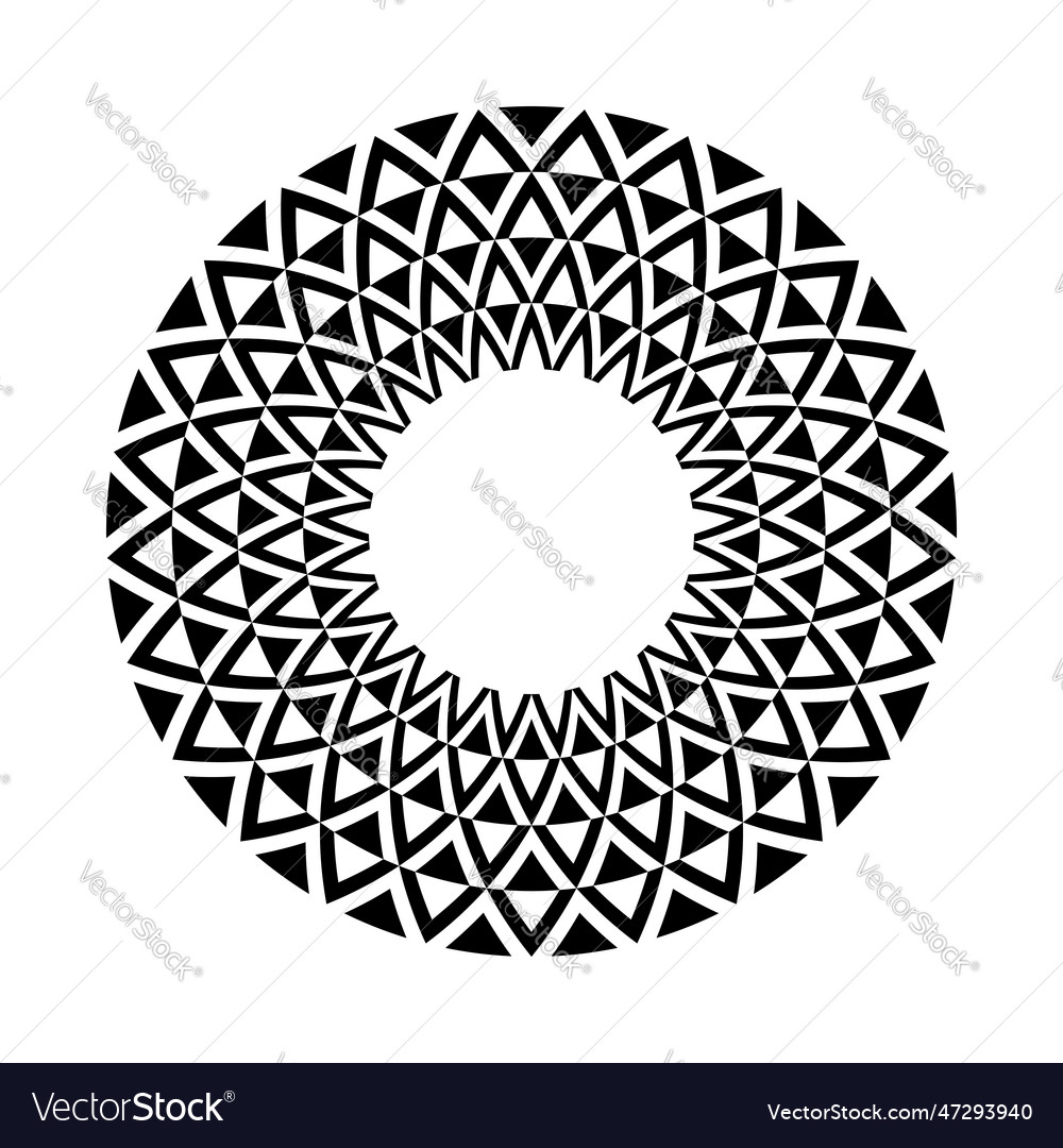 Radial circle pattern Royalty Free Vector Image