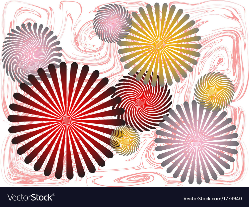 Radial rays Royalty Free Vector Image - VectorStock