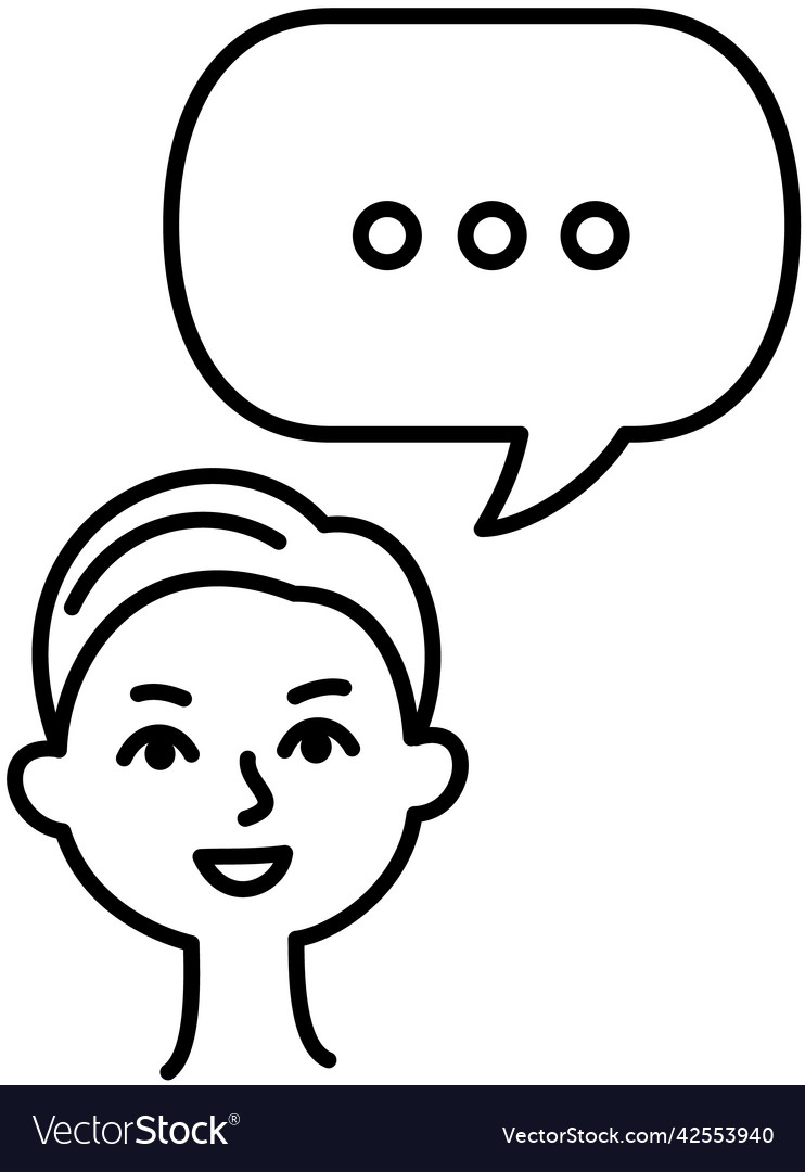 Speech bubble icon social media messages comic Vector Image