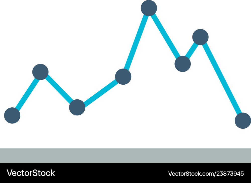 Business report chart Royalty Free Vector Image
