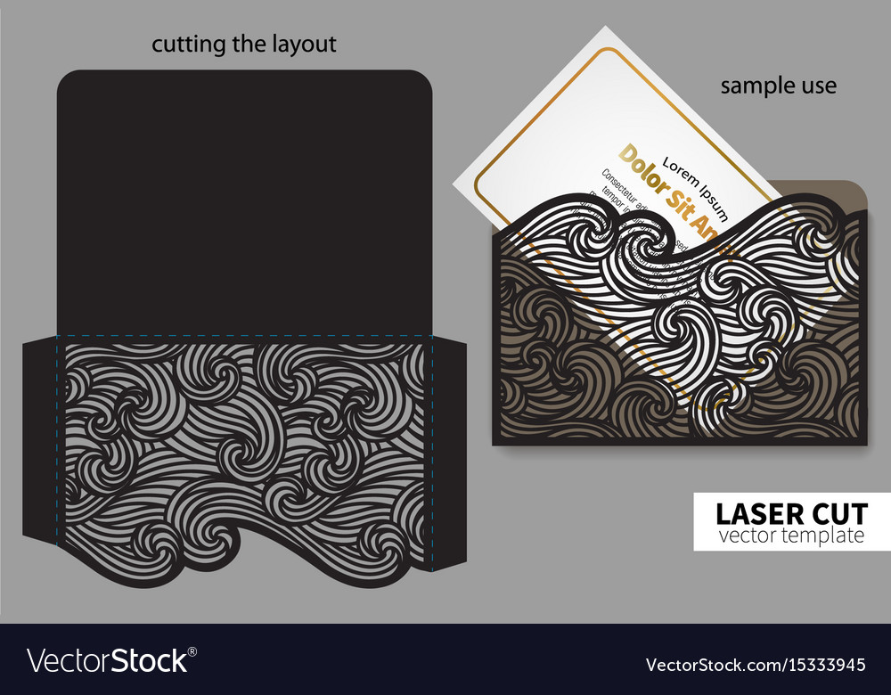 Laser cutting Royalty Free Vector Image - VectorStock