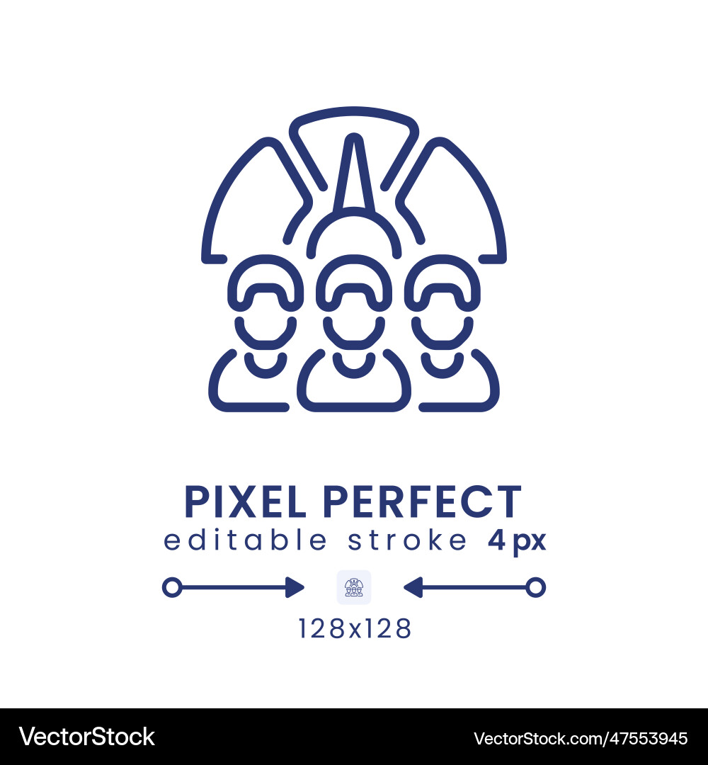 Performance management linear desktop icon Vector Image