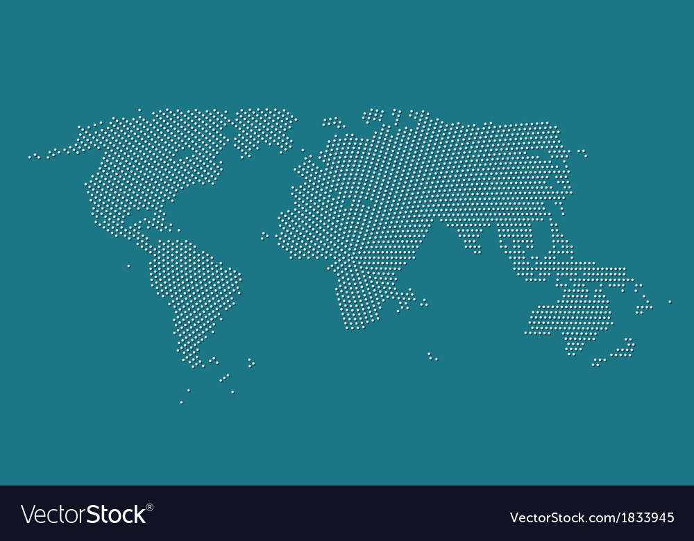 World map Royalty Free Vector Image - VectorStock