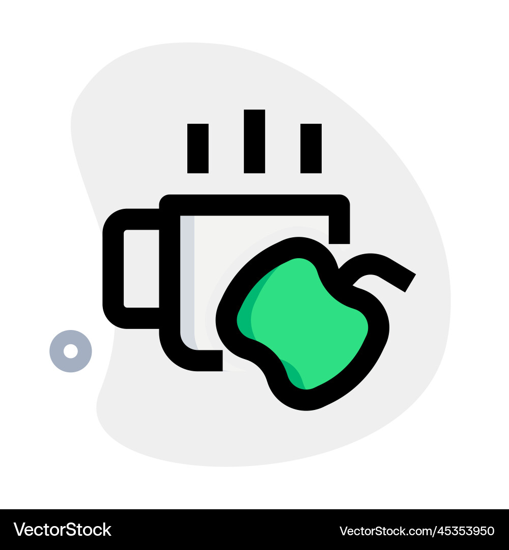 Apple tea light icon set Royalty Free Vector Image