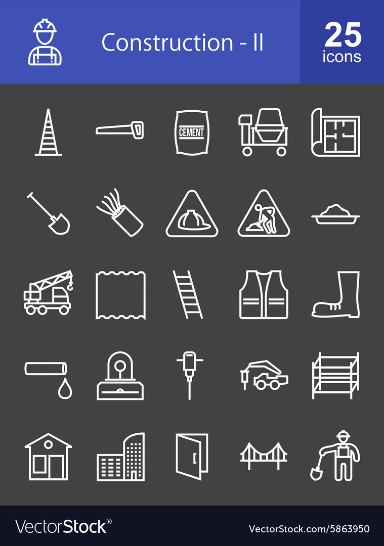 Construction Royalty Free Vector Image - VectorStock