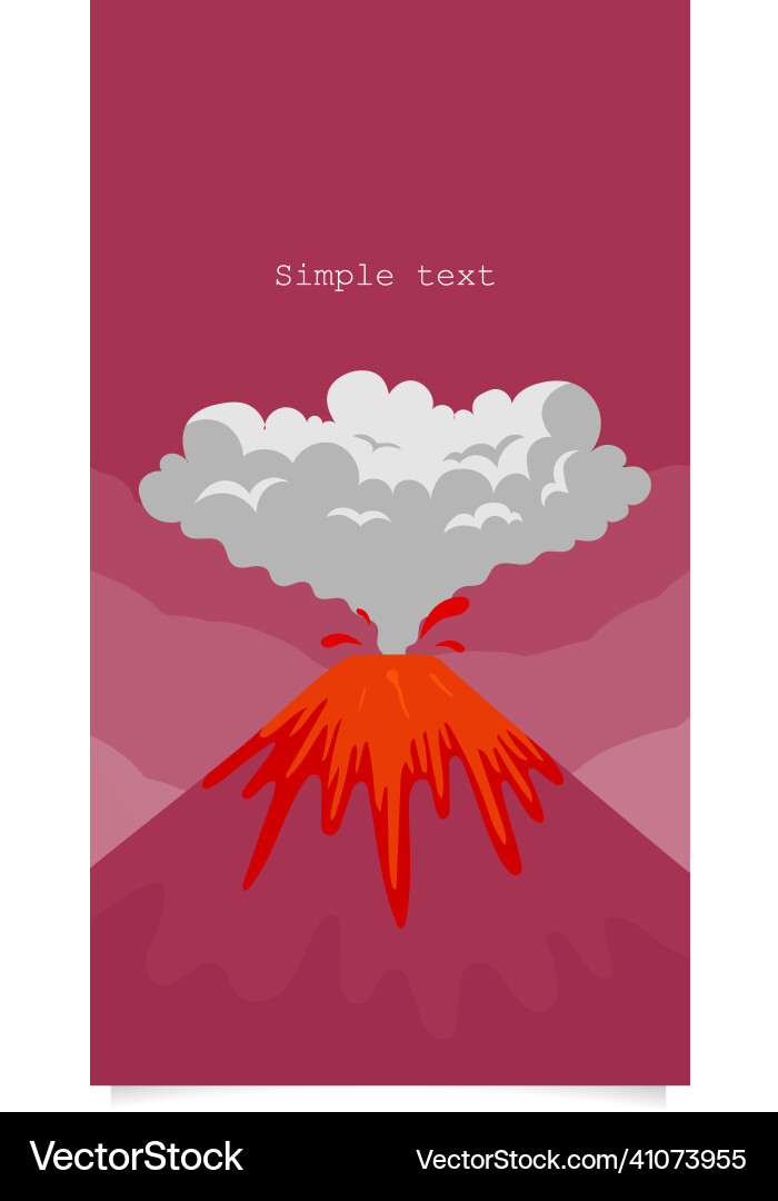 Canyon flat color background with text space Vector Image