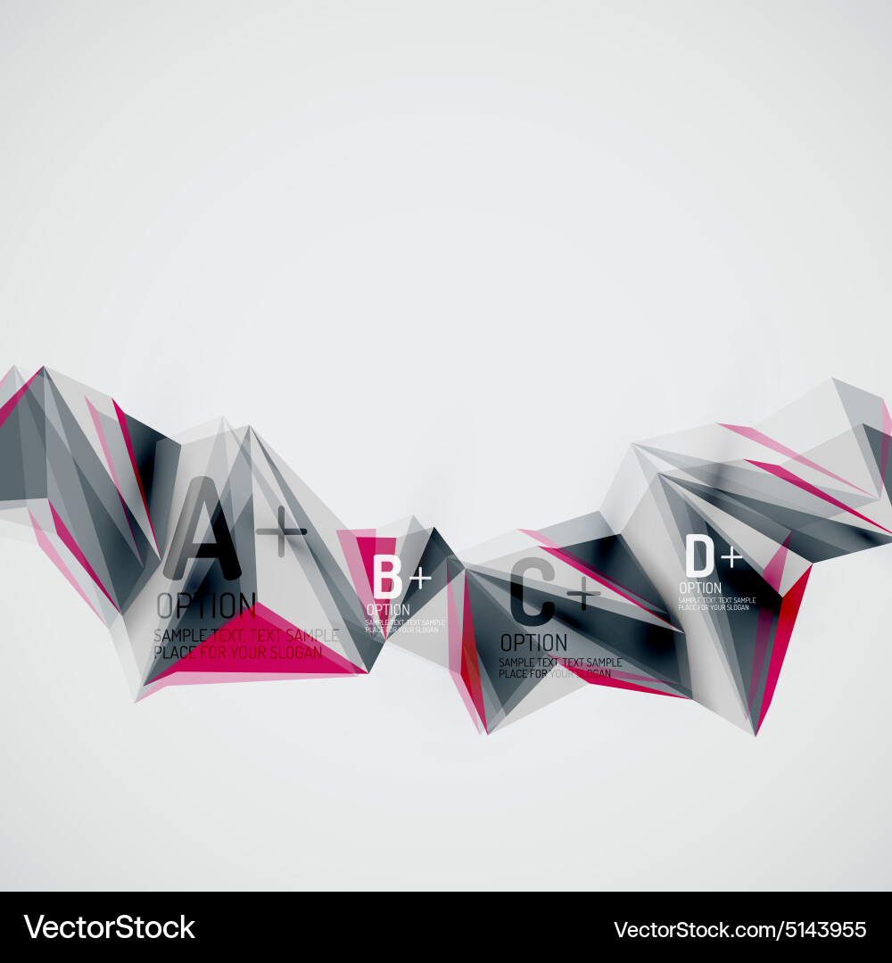 Geometric shapes in the air abstract Royalty Free Vector