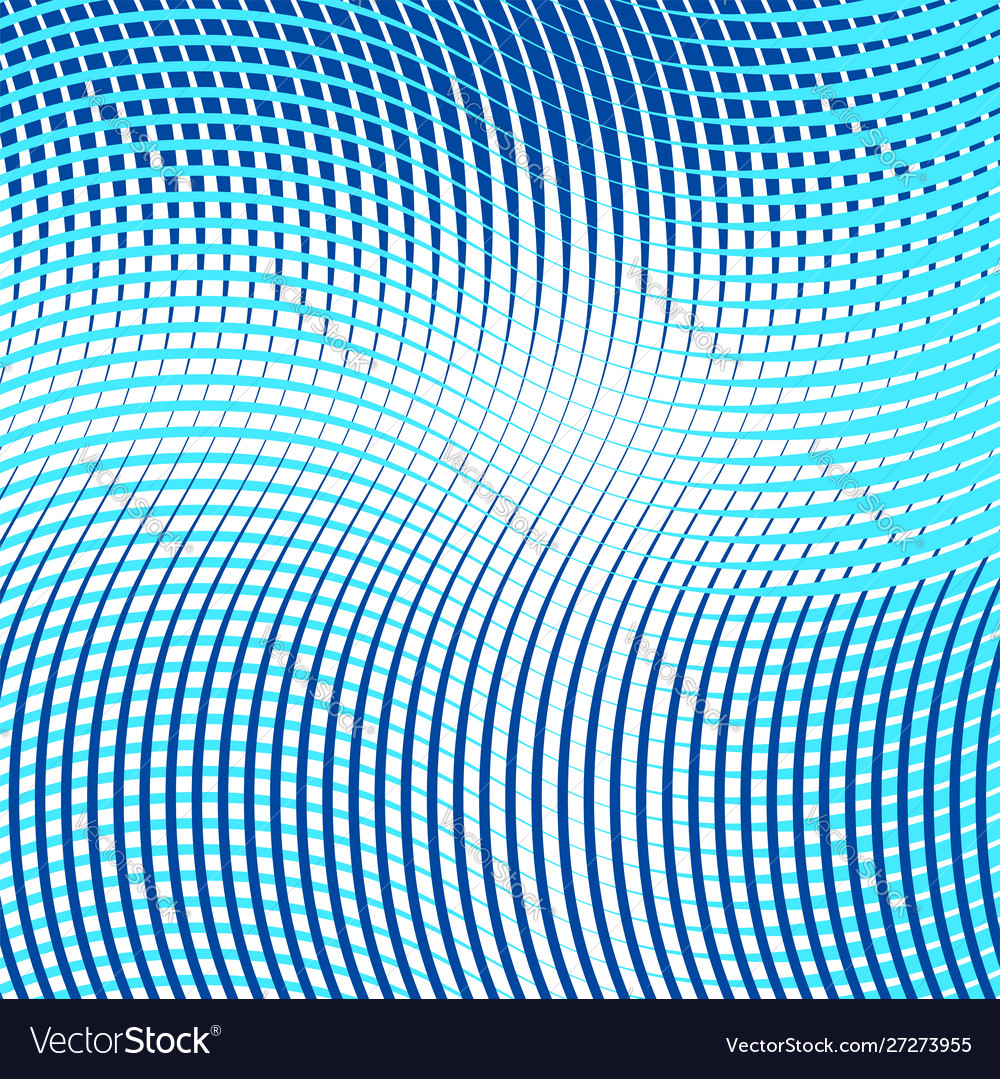 Intersected interweaved irregular blue lines Vector Image