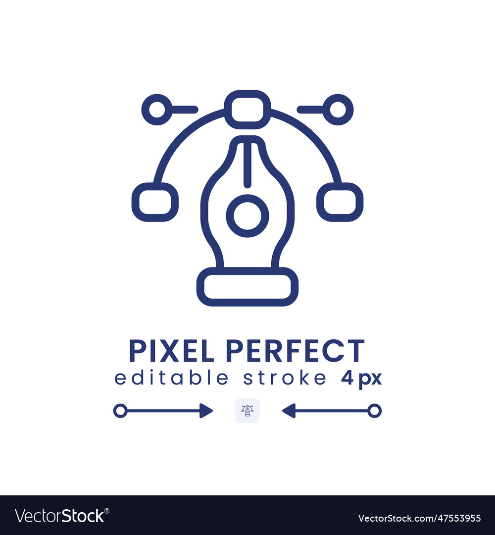 Pen tool cursor linear desktop icon Royalty Free Vector Pen tool cursor linear desktop icon Royalty Free Vector