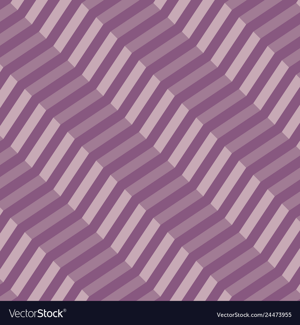 Retro geometric diagonal zigzag seamless pattern Vector Image