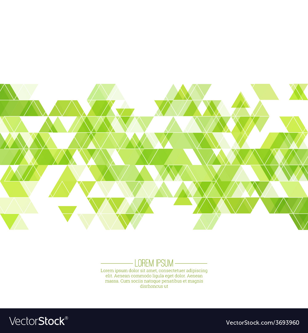 Creative abstract triangle pattern Royalty Free Vector Image