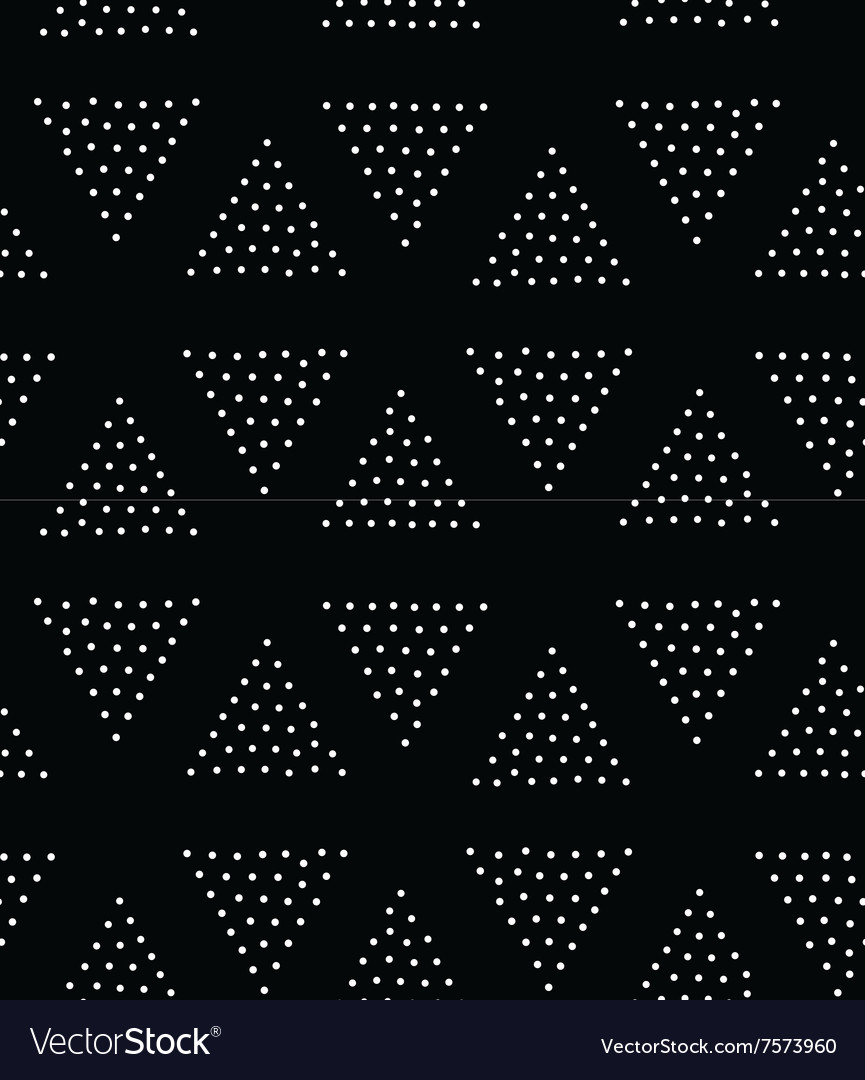 Geometric seamless dots pattern Royalty Free Vector Image